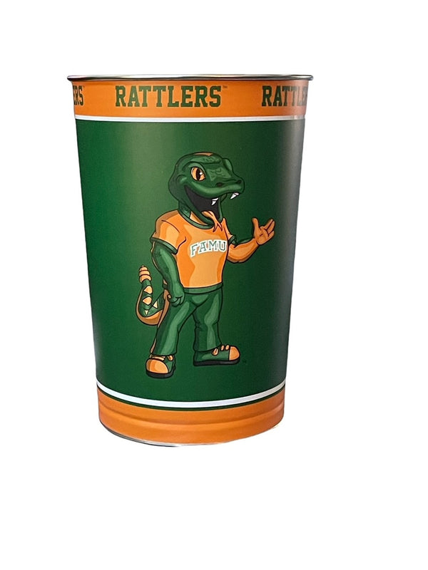 FAMU Rattlers 15 Inch Waste Basket – FAMUAlumniStore.com